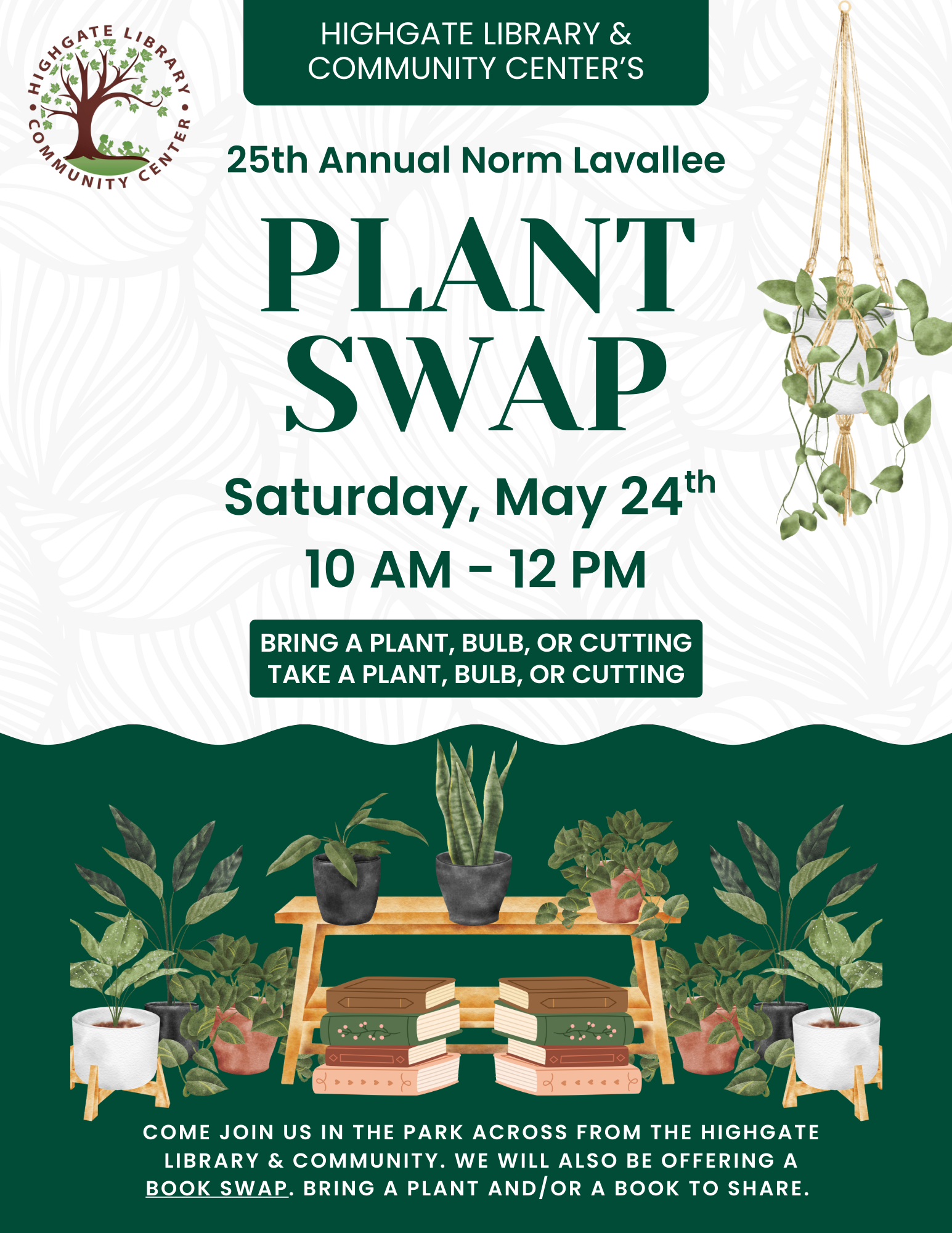 25th Annual Plant Swap – HIGHGATE LIBRARY